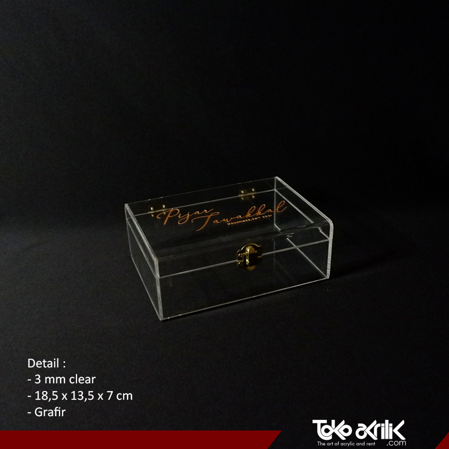 Jual Box Perhiasan Akrilik Termurah Custom Satuan